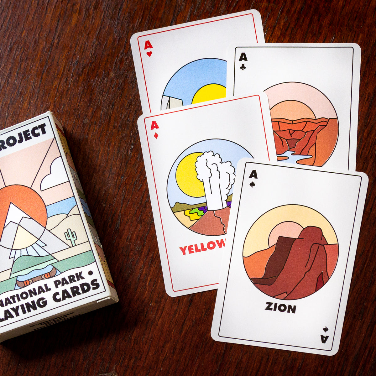 PARKS PROJECT Minimalist National Park Playing Cards｜AXSTC033 ...