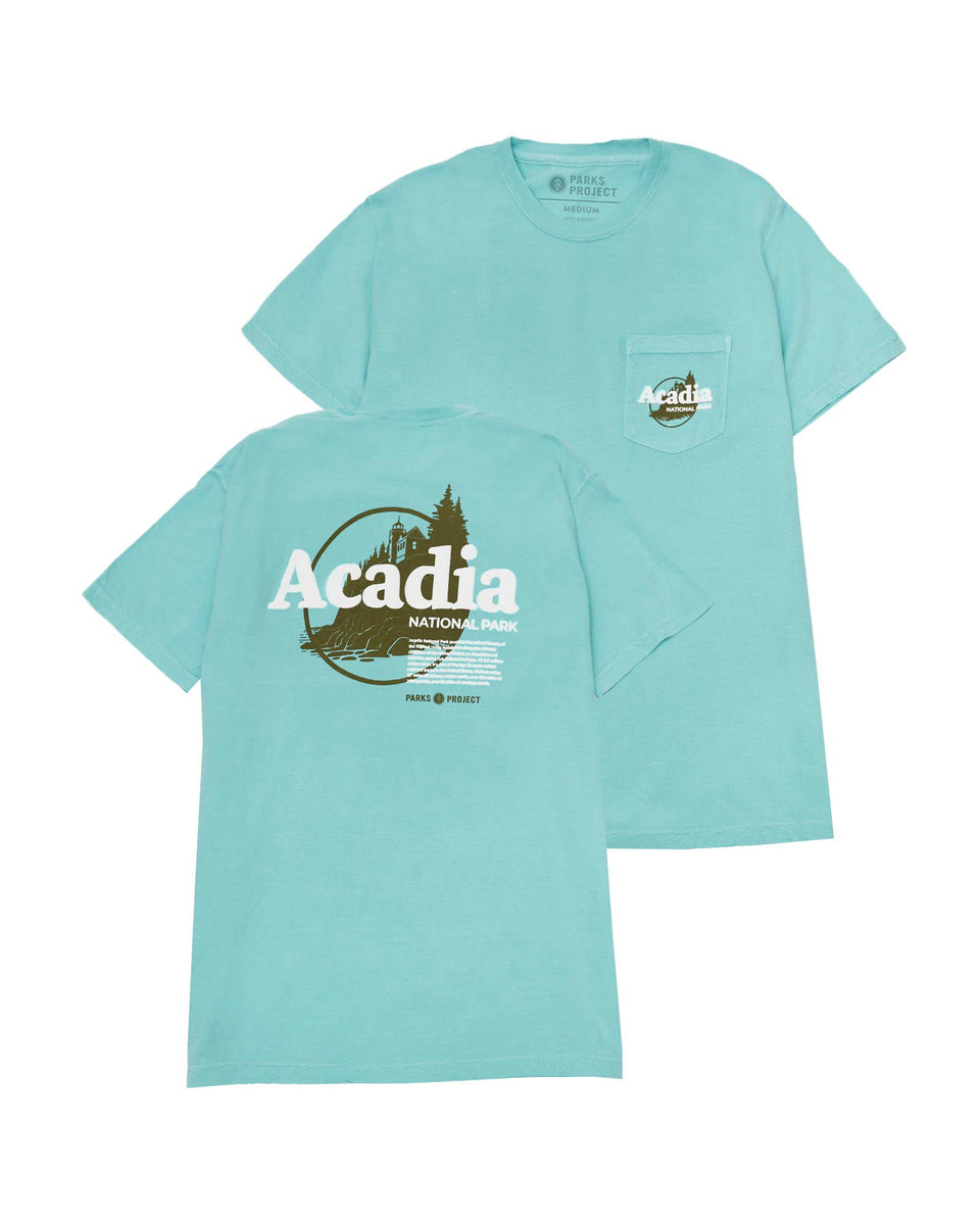 PARKS PROJECT Acadia Puff Print Pocket Tee ｜ AC001002 – parksproject.jp